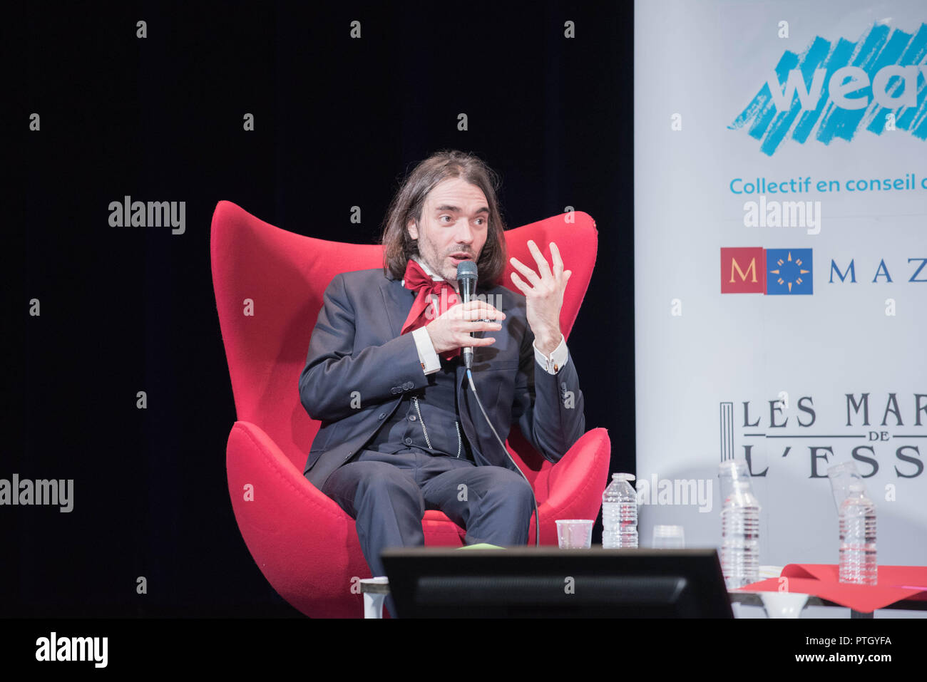 Cergy-Pontoise - Cédric Villani at ESSEC's Tuesdays Stock Photo - Alamy