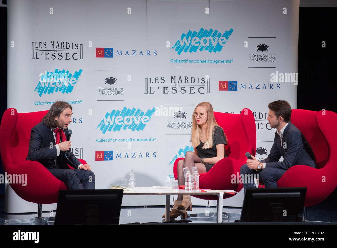 Cergy-Pontoise - Cédric Villani at ESSEC's Tuesdays Stock Photo - Alamy