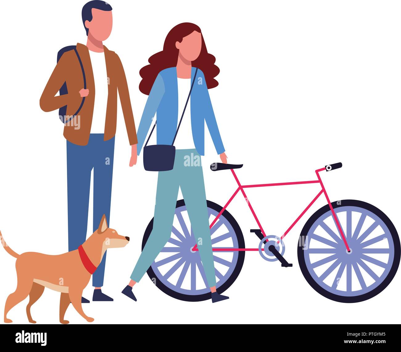 Couple sharing time cartoon Stock Vector Image & Art - Alamy