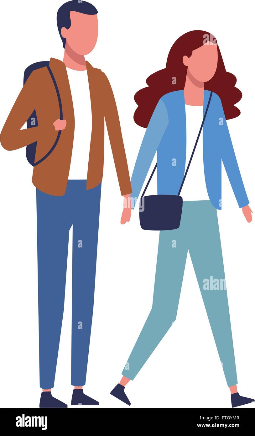 Couple sharing time cartoon Stock Vector Image & Art - Alamy