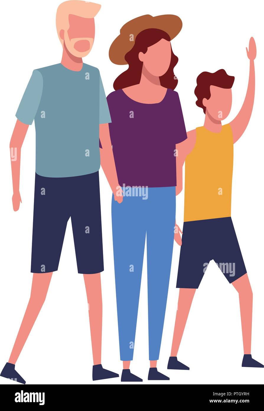 Family and kids cartoons Stock Vector Image & Art - Alamy