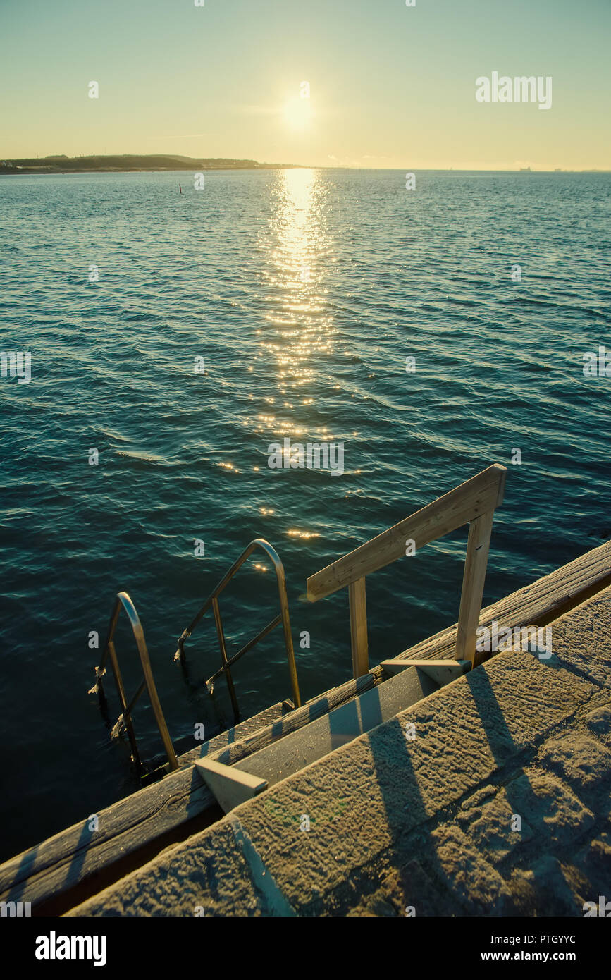 sea at dawn Stock Photo - Alamy