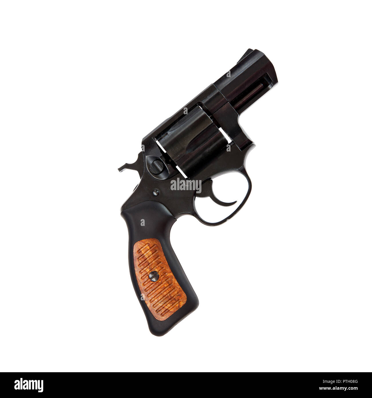 gun on white background Stock Photo - Alamy