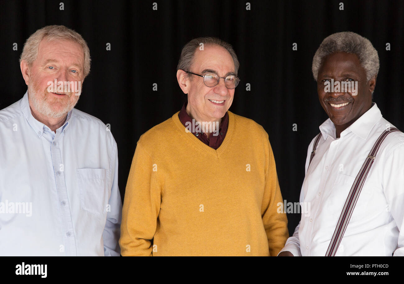 Happy senior black man portrait hi-res stock photography and images - Alamy