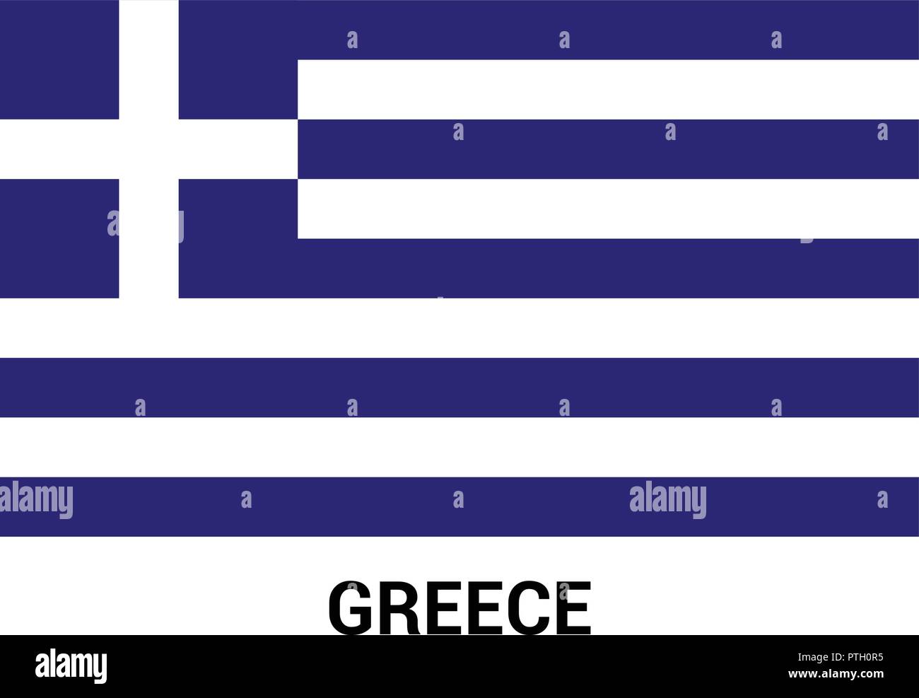 Greece flag design vector Stock Vector Image & Art - Alamy