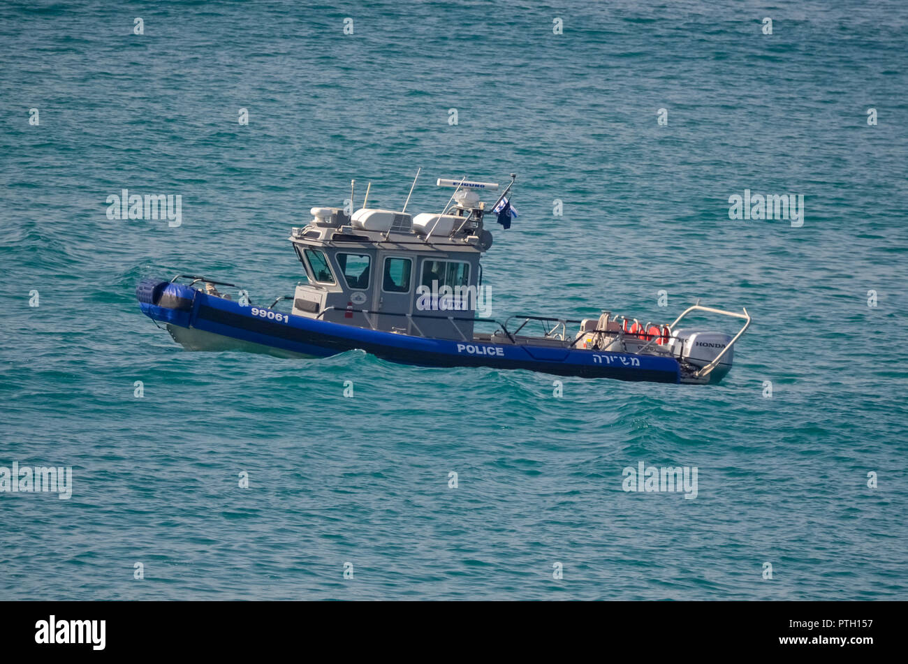 Israeli police boat Stock Photo - Alamy