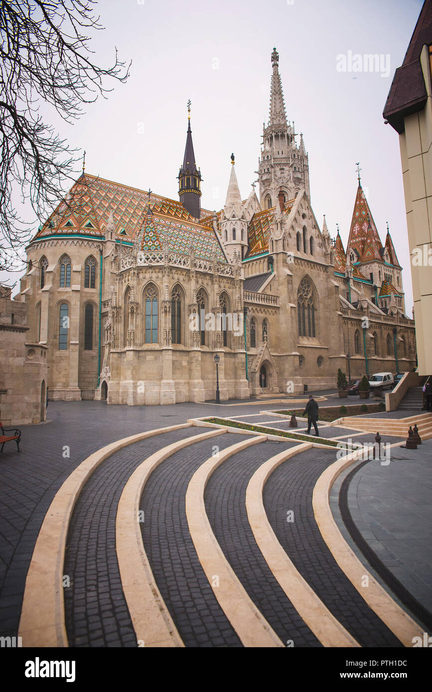 Budapest church tower hi-res stock photography and images - Alamy