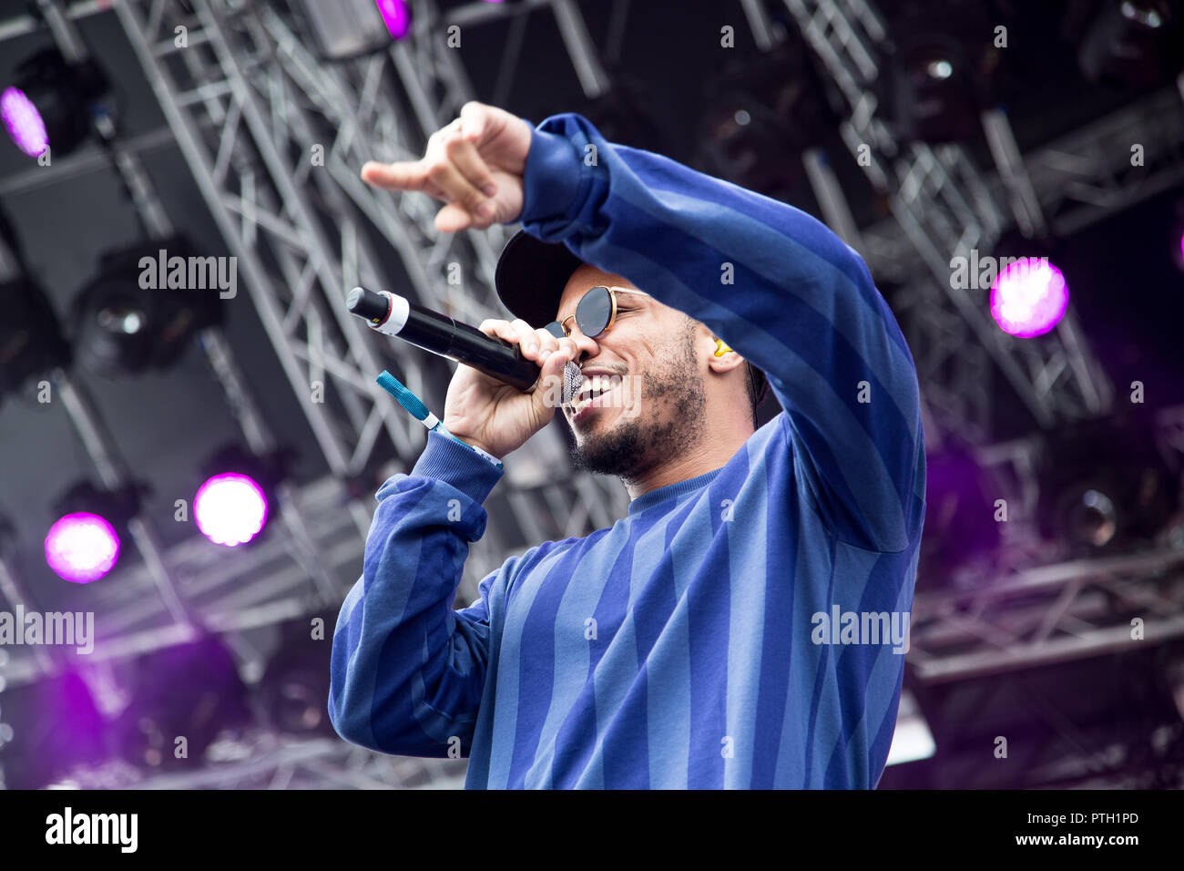 Denmark, Roskilde - July 1, 2016. The American rapper, singer and ...
