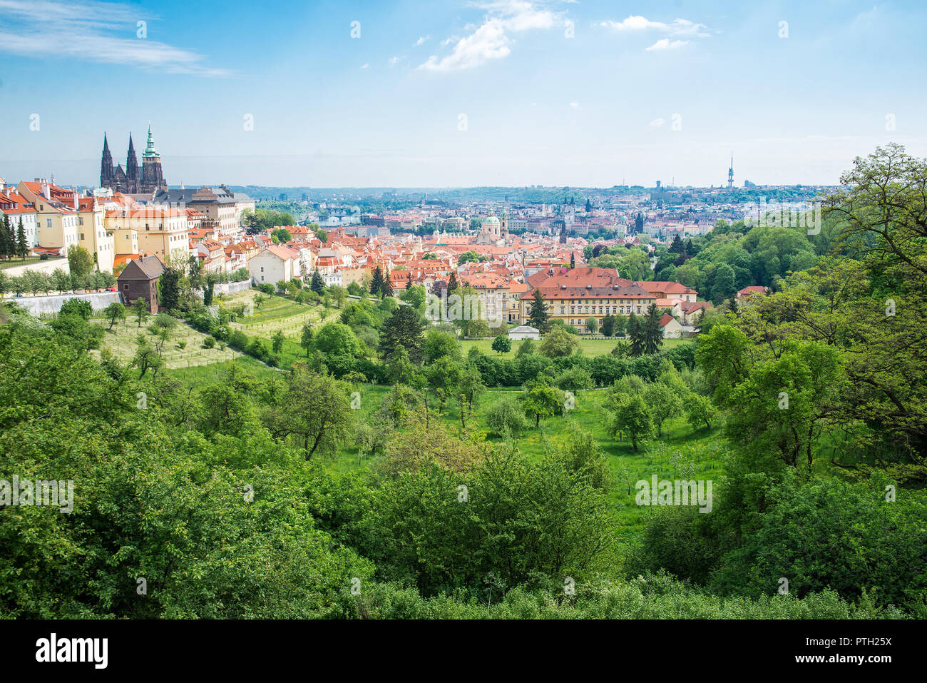 Prague view from above Stock Photo - Alamy