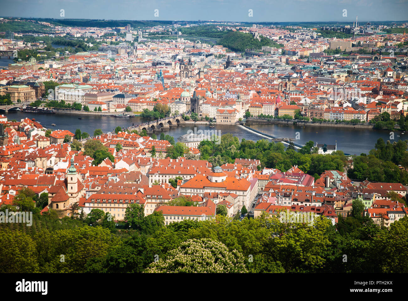 View from roof of house hi-res stock photography and images - Alamy
