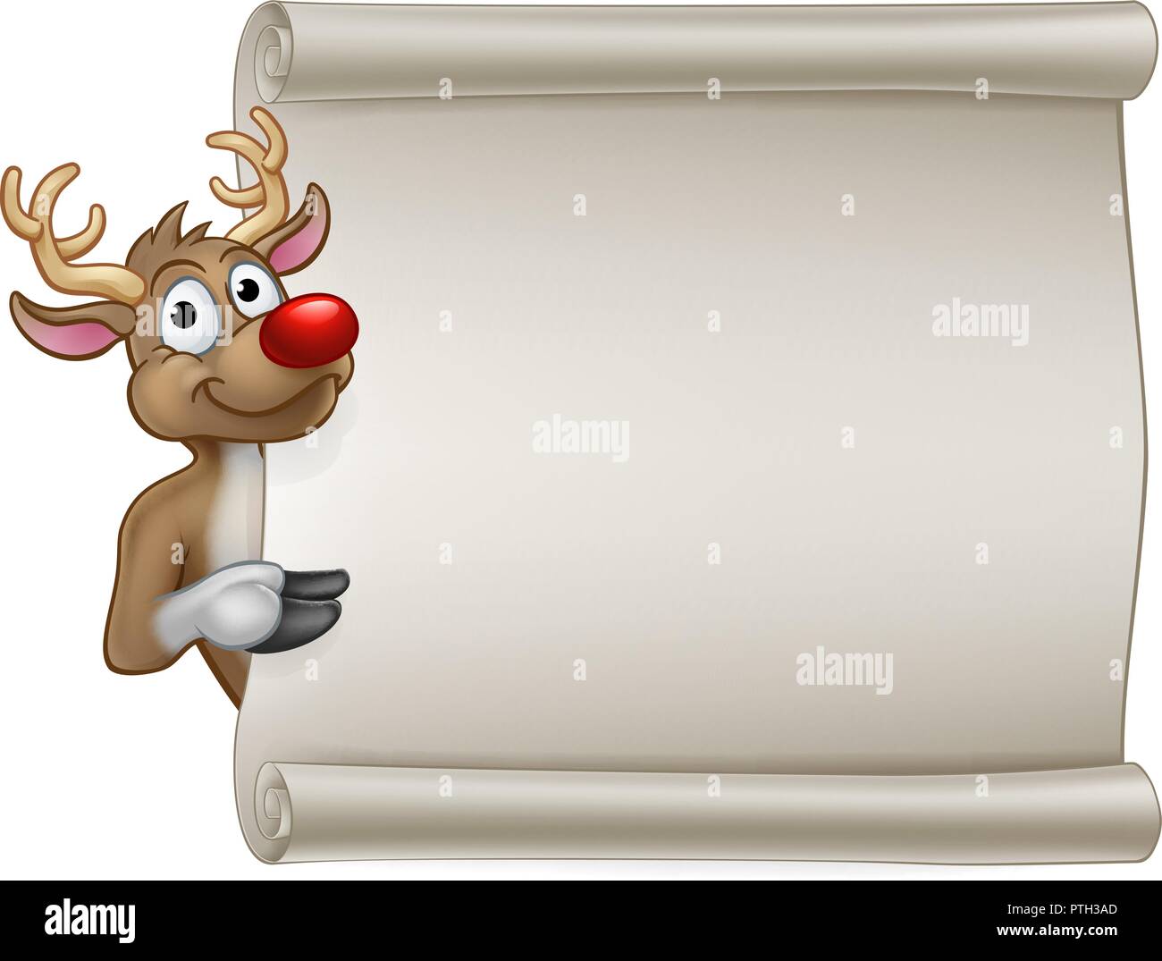 Children with reindeer character Stock Vector Images - Alamy