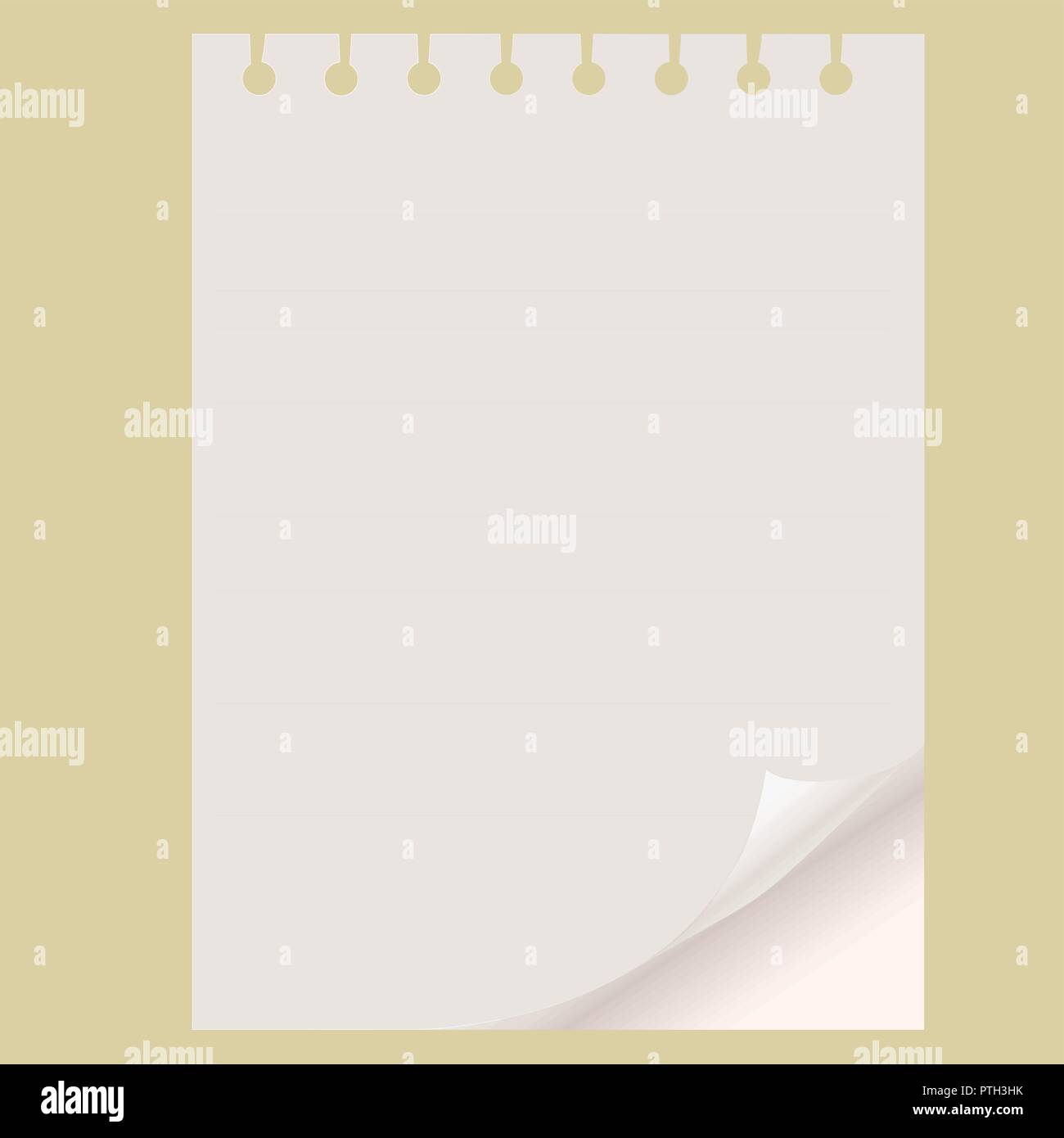 Paper note template empty Stock Vector Images - Alamy