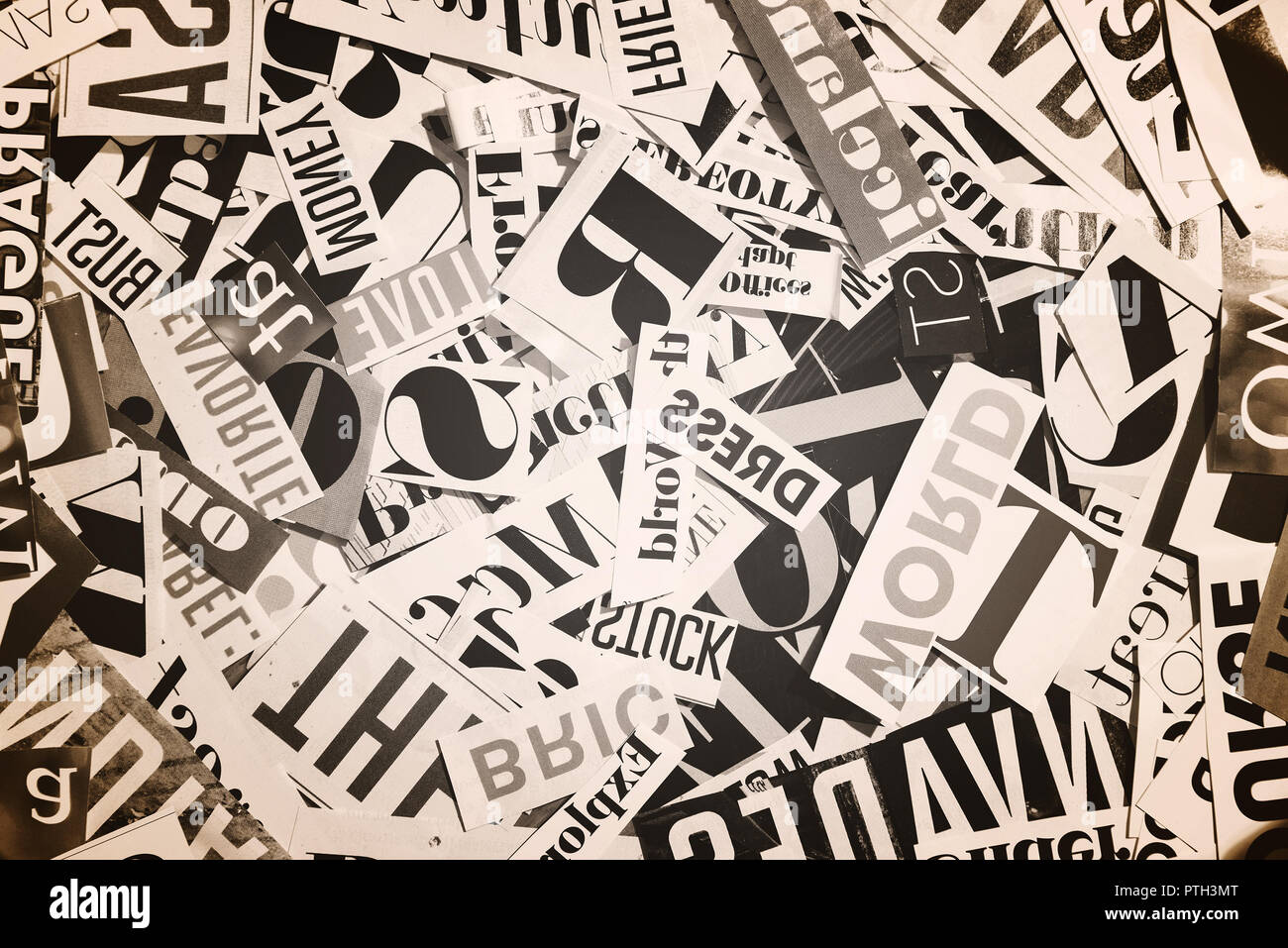 abstract background with letters Stock Photo - Alamy