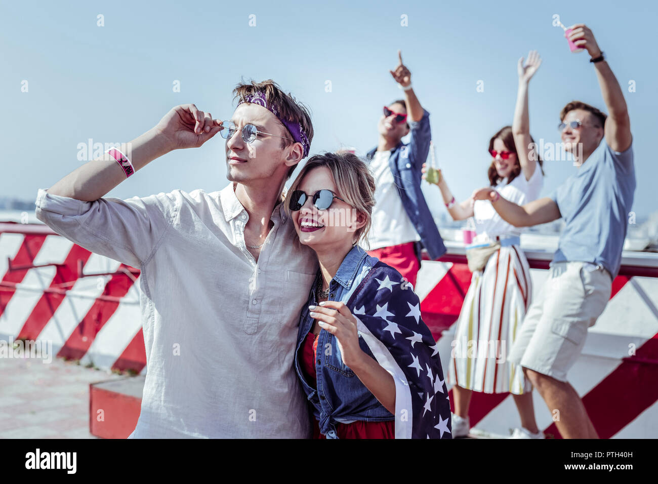 Students dancing on party hi-res stock photography and images - Alamy