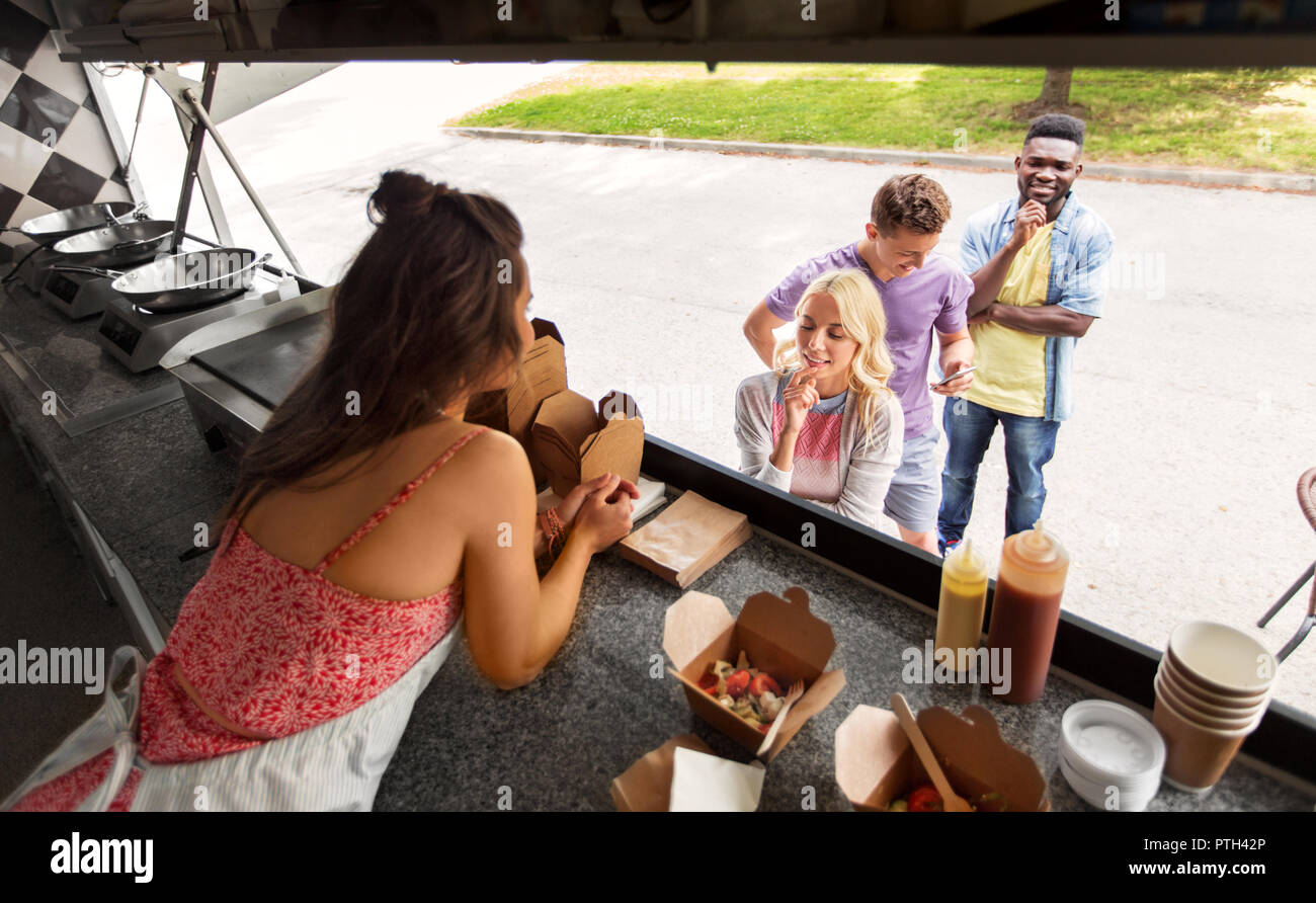 Queue line fast food takeaway hi-res stock photography and images - Alamy