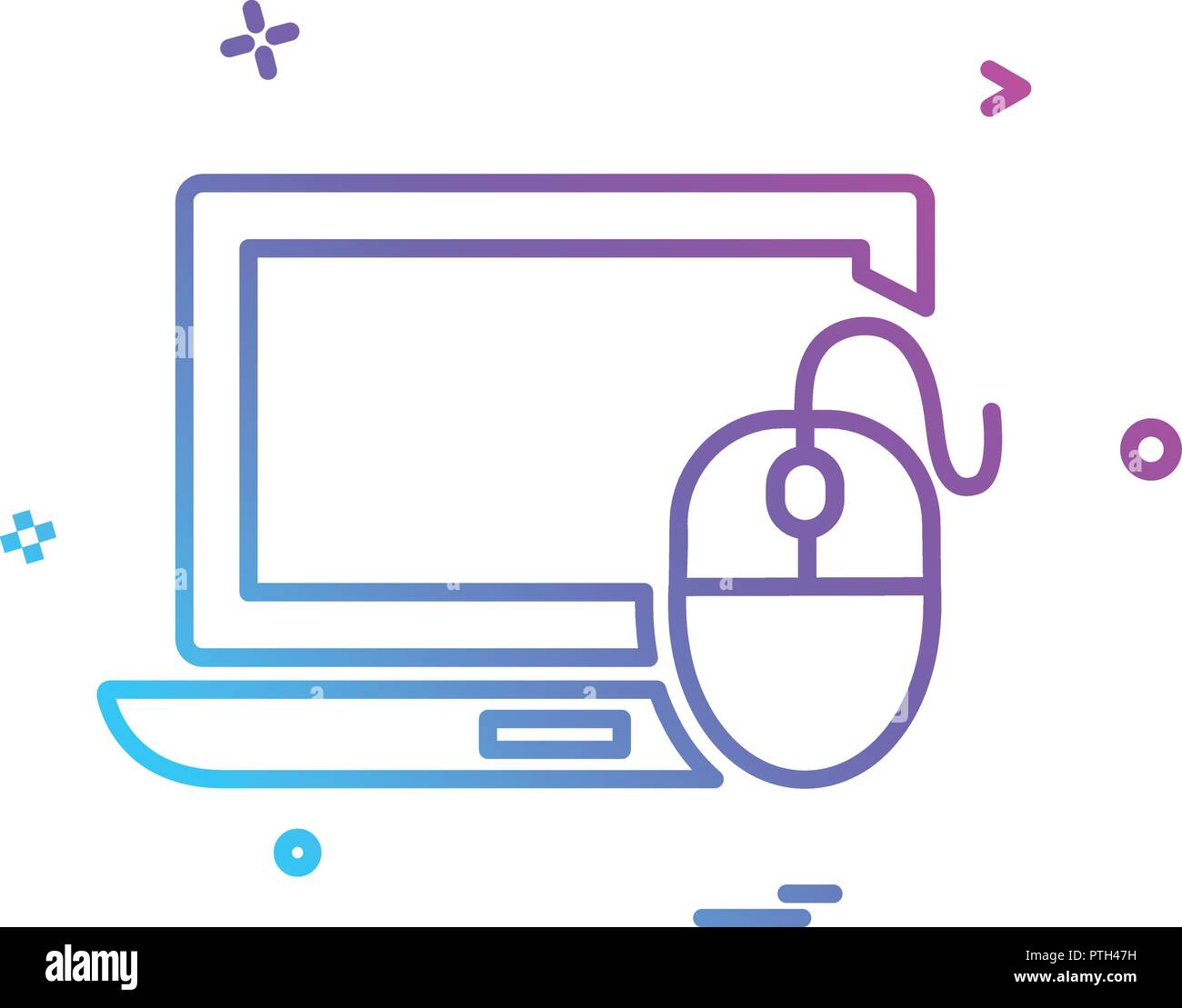 Computer icon design vector Stock Vector Image & Art - Alamy