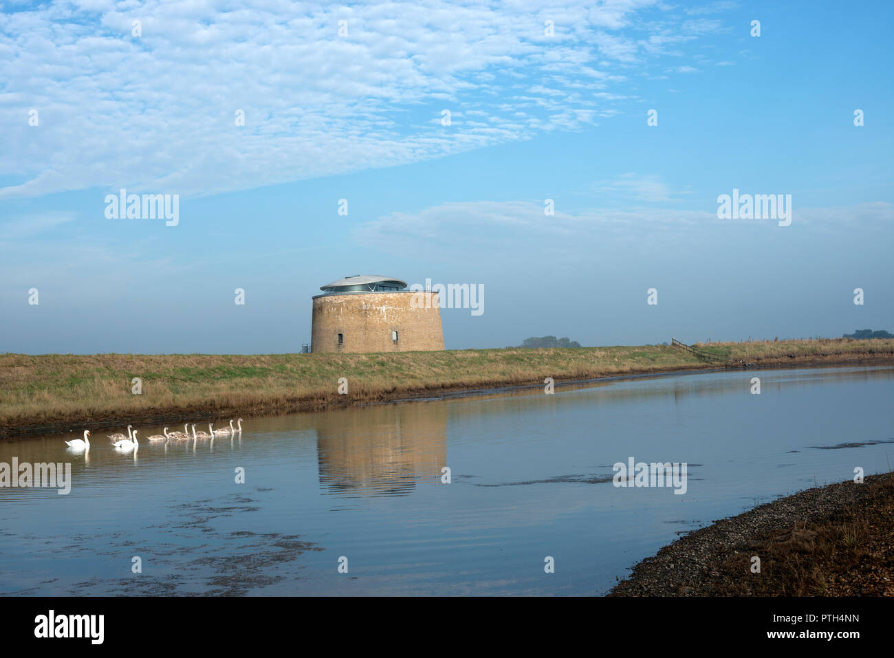 Martello Tower Y Bawdsey Suffolk UK Stock Photo - Alamy