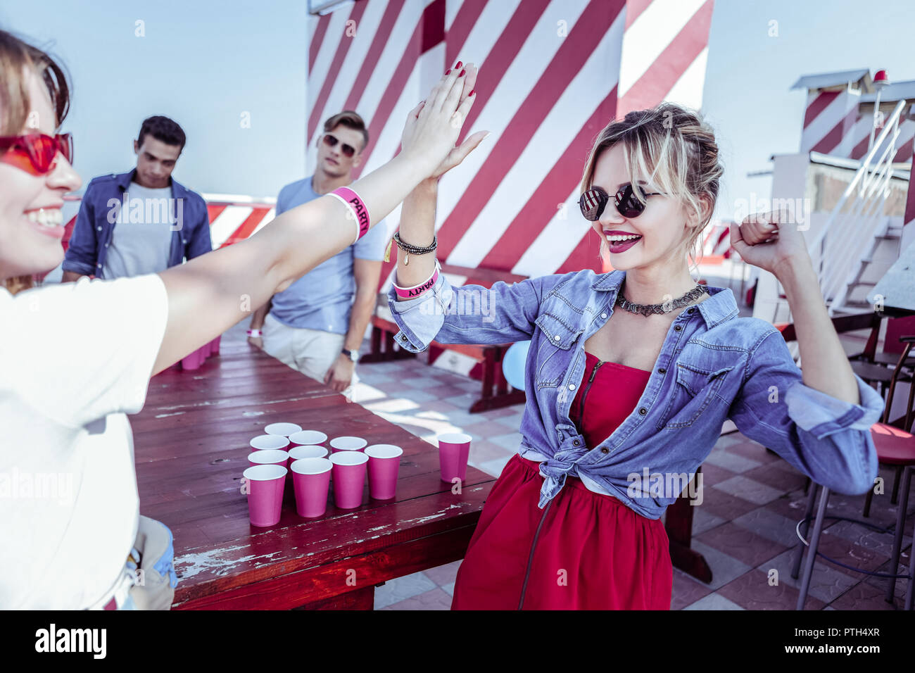Beer pong table hi-res stock photography and images - Alamy