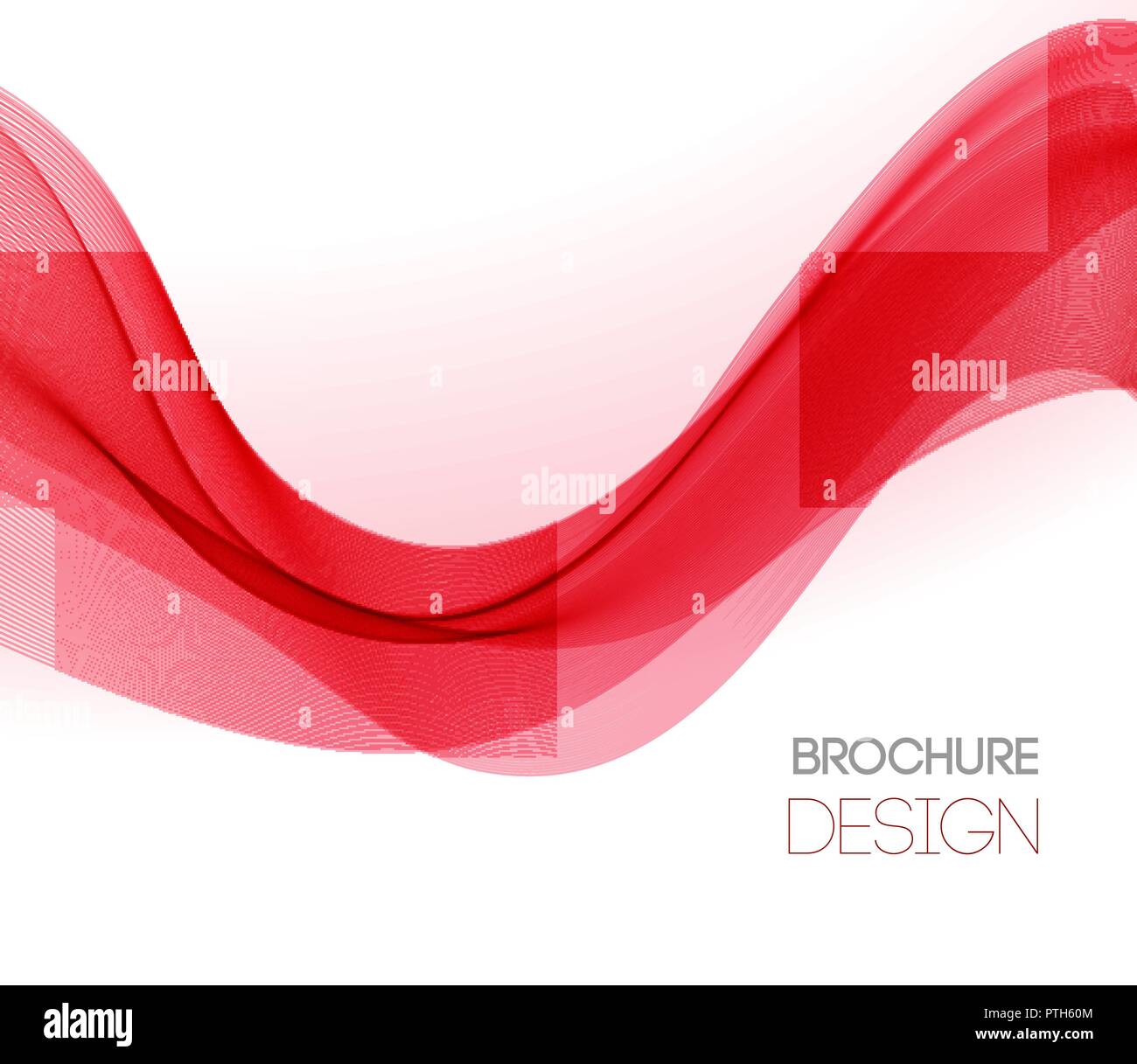 Abstract vector background with red smooth color wave Stock Vector ...