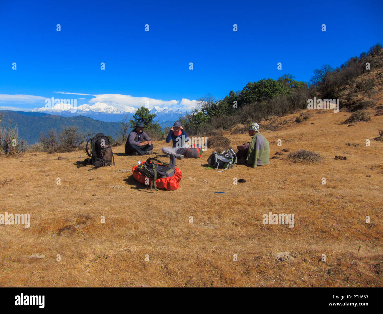 Sandakphu Trekking (West Bengal, India Stock Photo - Alamy