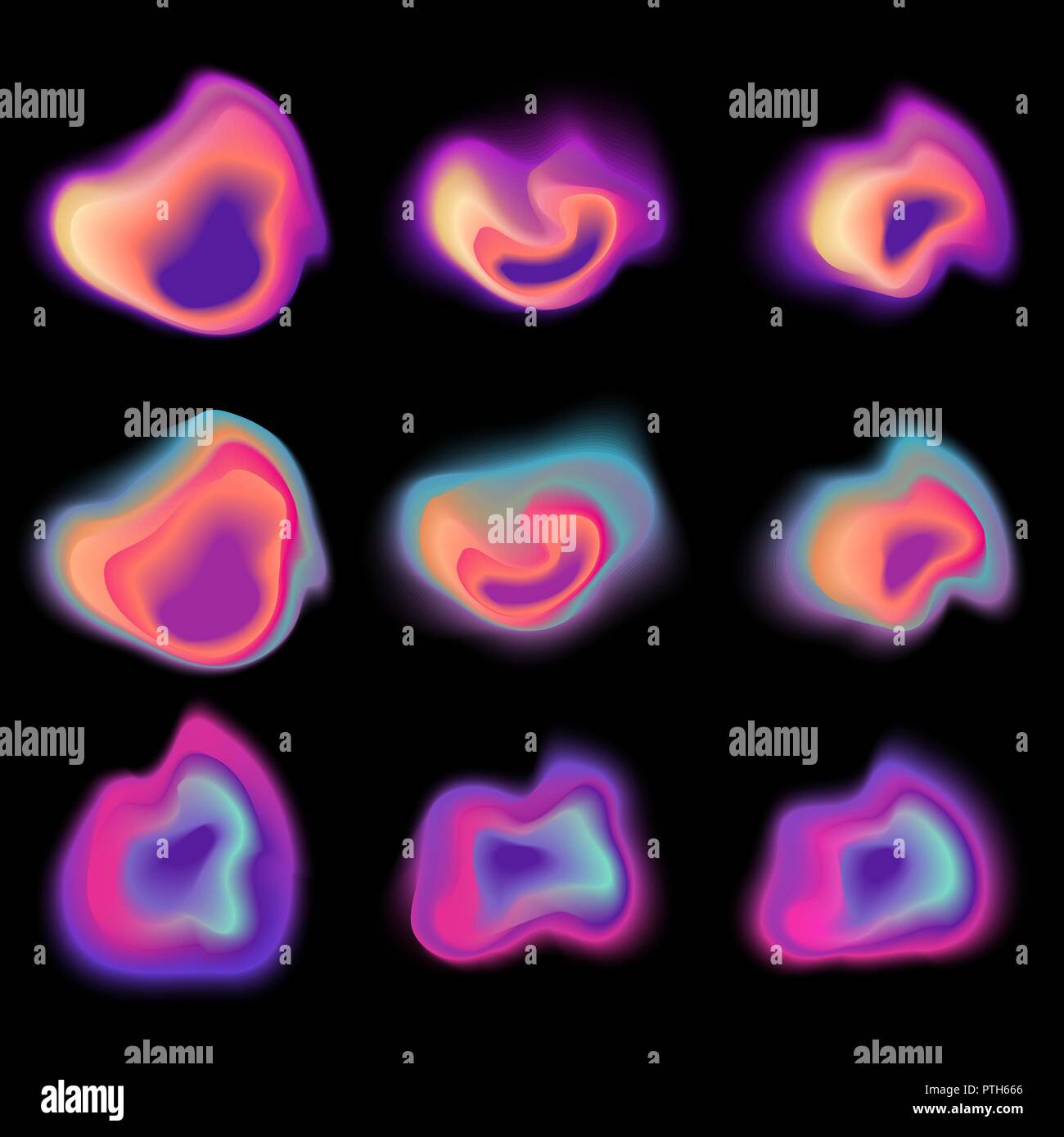 Fluid colors background. Vector illustration for posters designs, ads ...