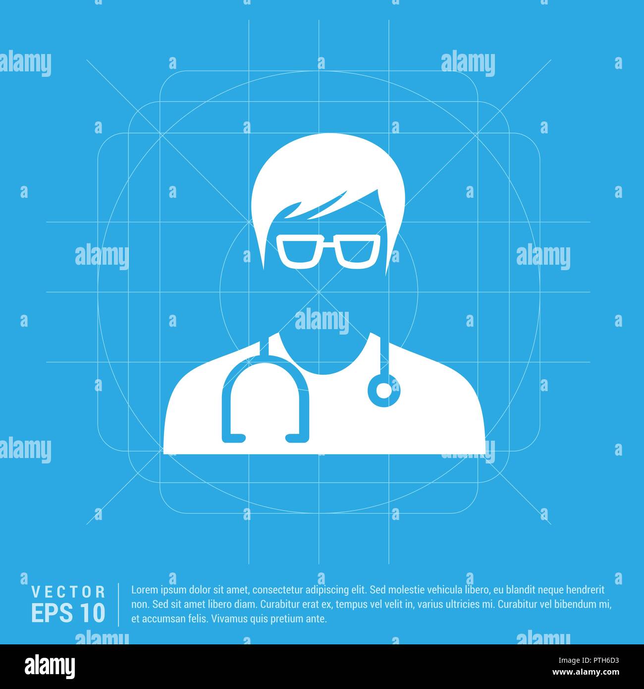 Medical user icon Stock Vector Image & Art - Alamy