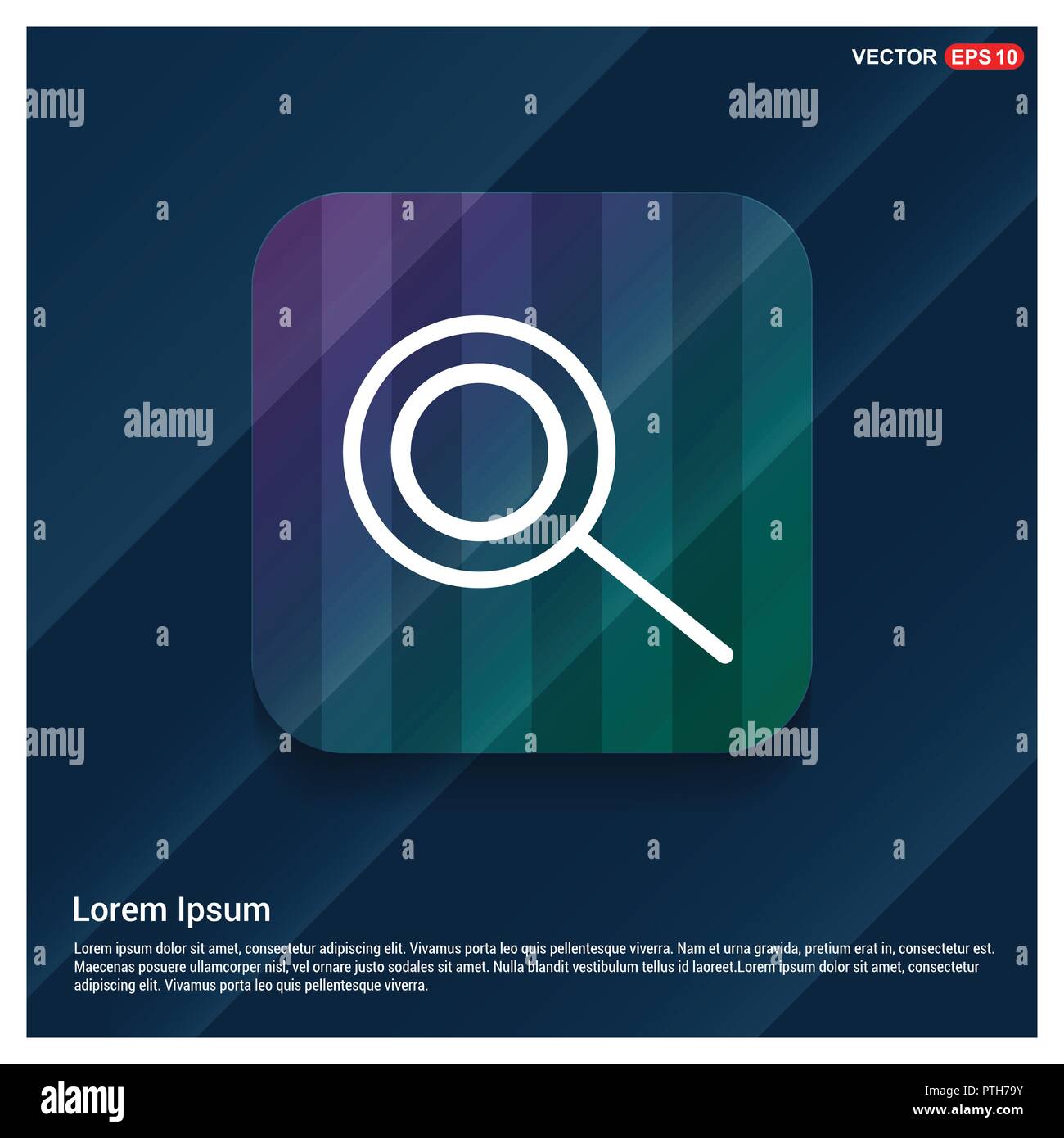 magnifying glass icon Stock Vector Image & Art - Alamy