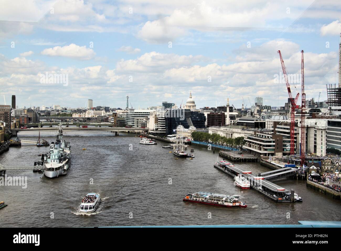 A view of the river Thames in London Stock Photo - Alamy
