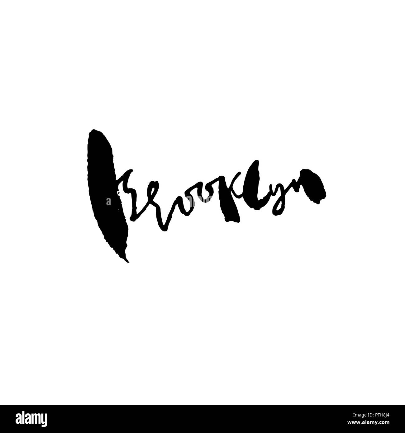 Brooklyn design Stock Vector Images - Alamy