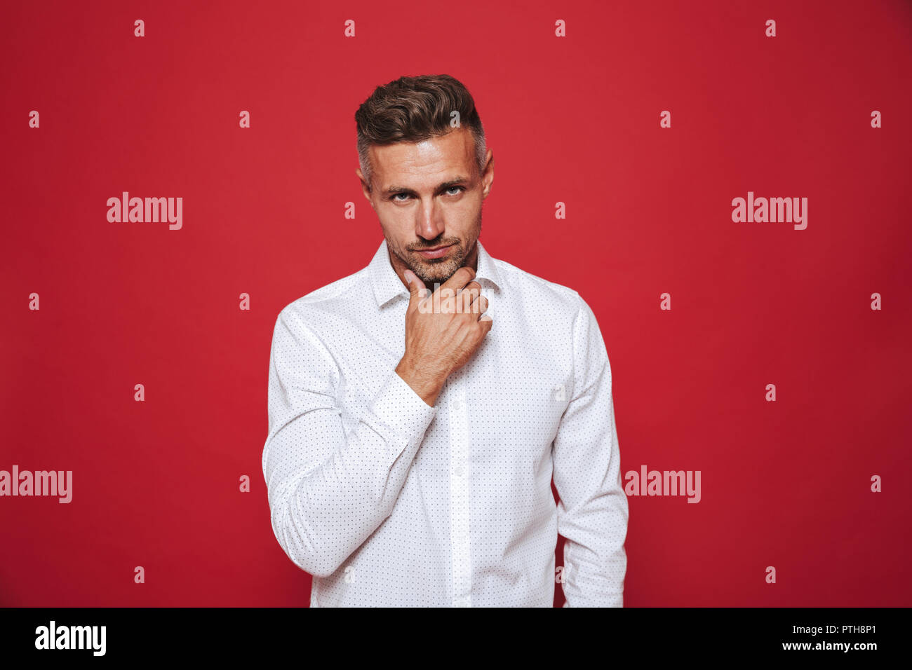 Guy stubble on background hi-res stock photography and images - Alamy