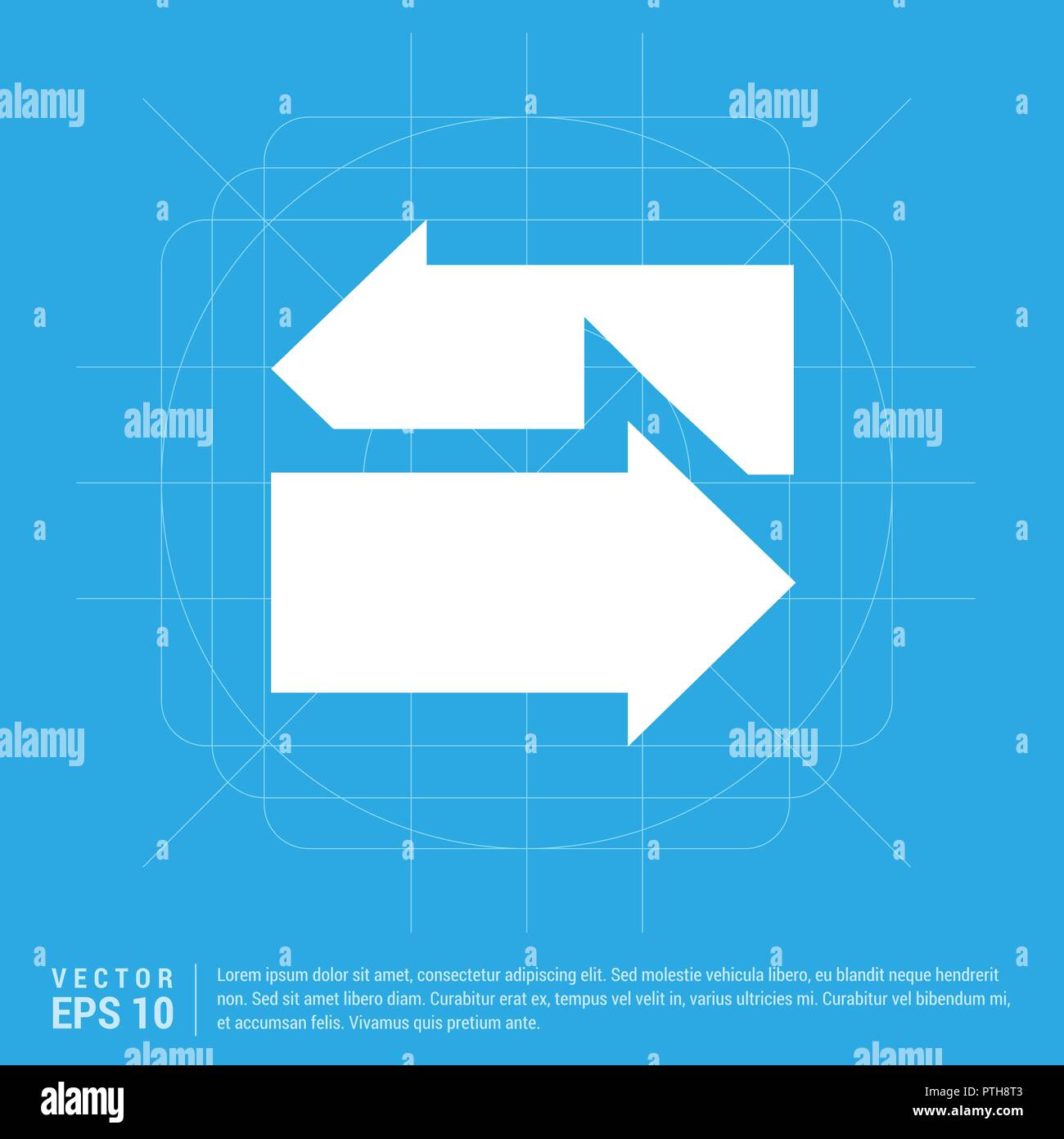 2 side arrow Icon Stock Vector Image & Art - Alamy