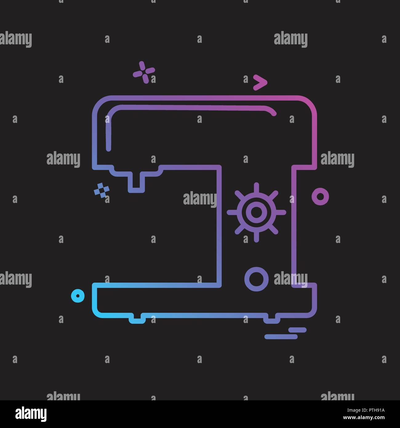 Swing machine vector vectors hi-res stock photography and images - Alamy