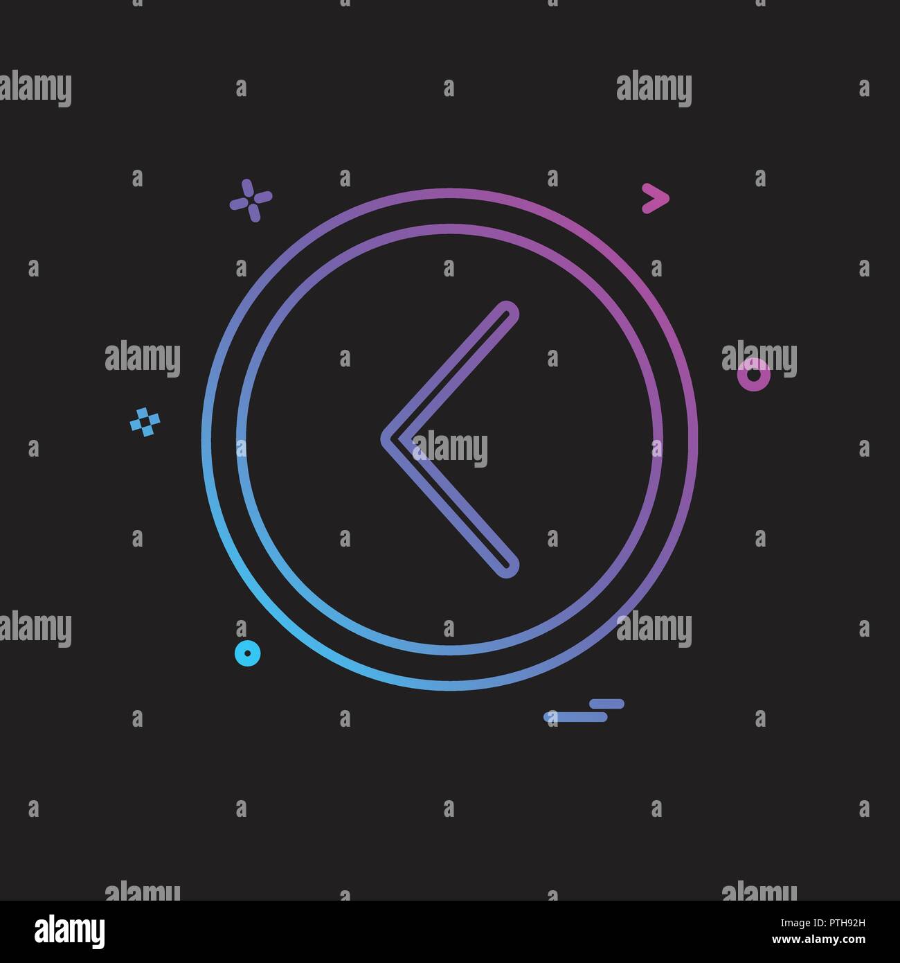 back icon design vector Stock Vector Image & Art - Alamy