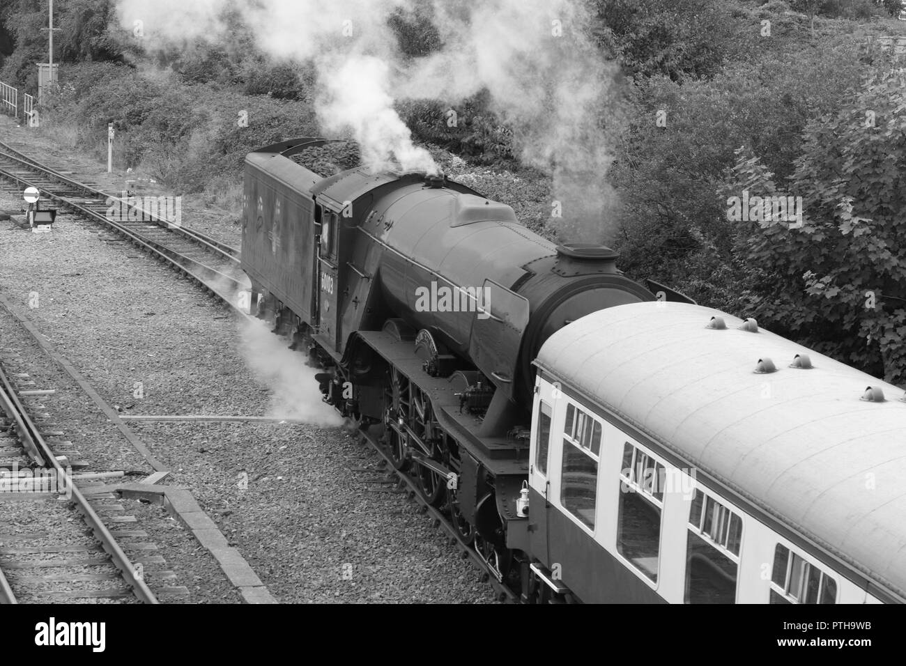 The flying scotsman restoration Black and White Stock Photos & Images ...