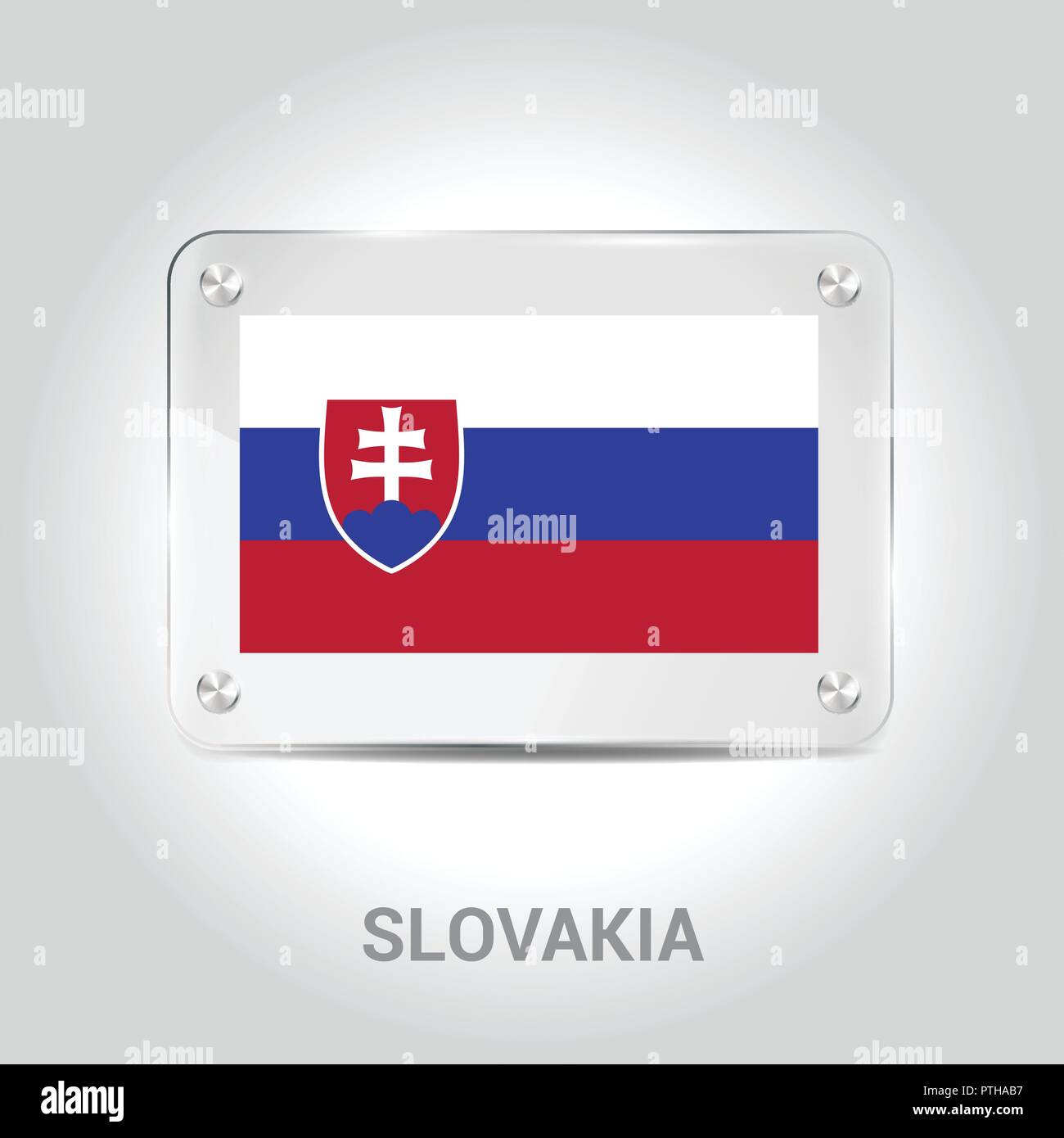 Slovakia flags design vector Stock Vector Image & Art - Alamy