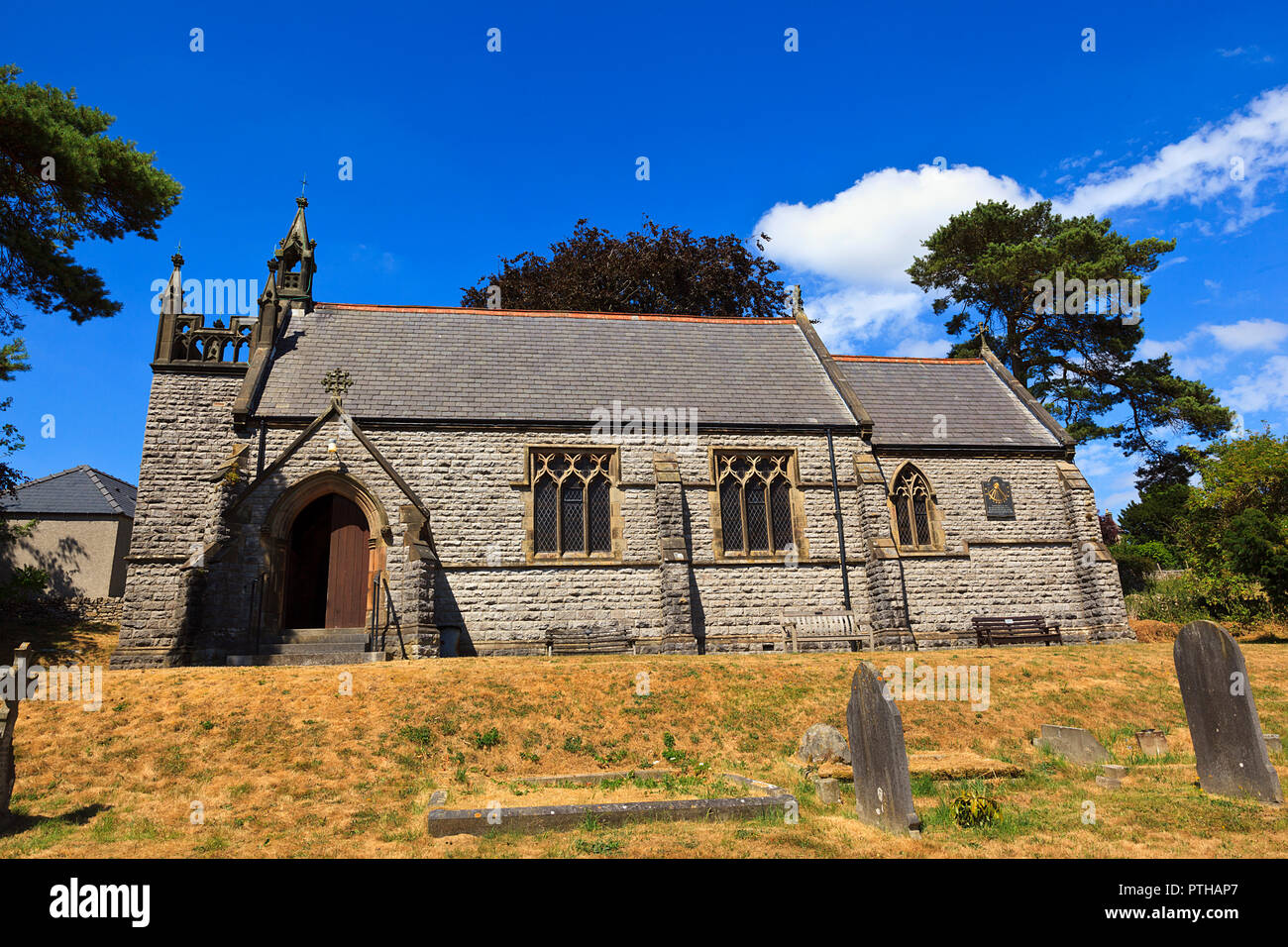 St Anne's Church Over Haddon Derbyshire Dales UK Stock Photo - Alamy