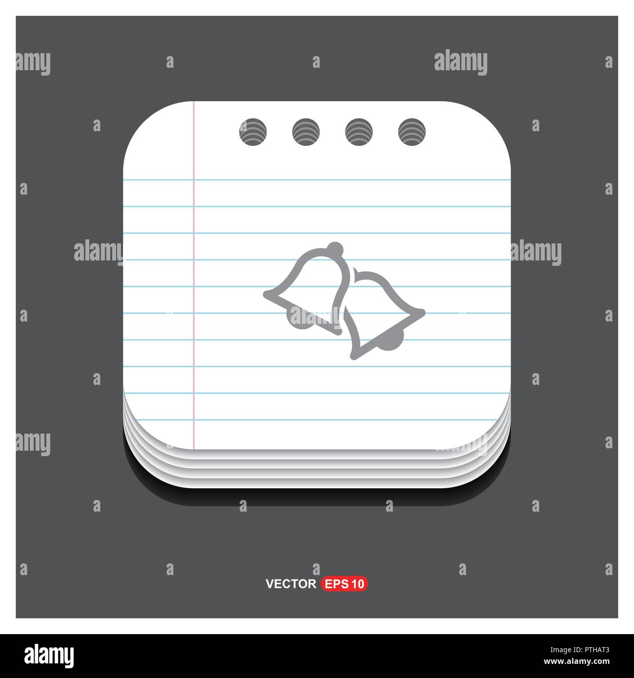 Bell Icon - Free vector icon Stock Vector Image & Art - Alamy