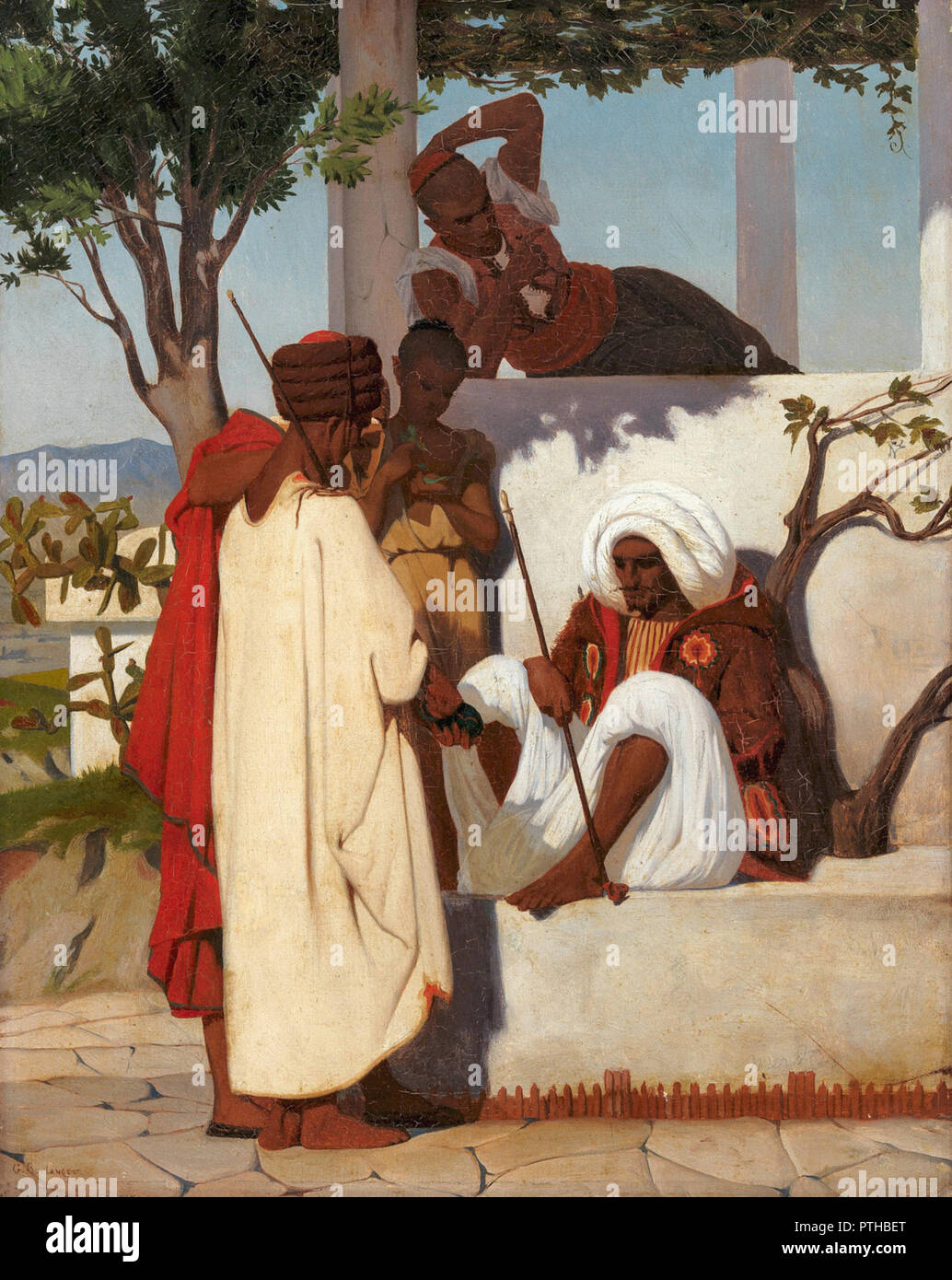 Boulanger Gustave - Midday Break Stock Photo - Alamy