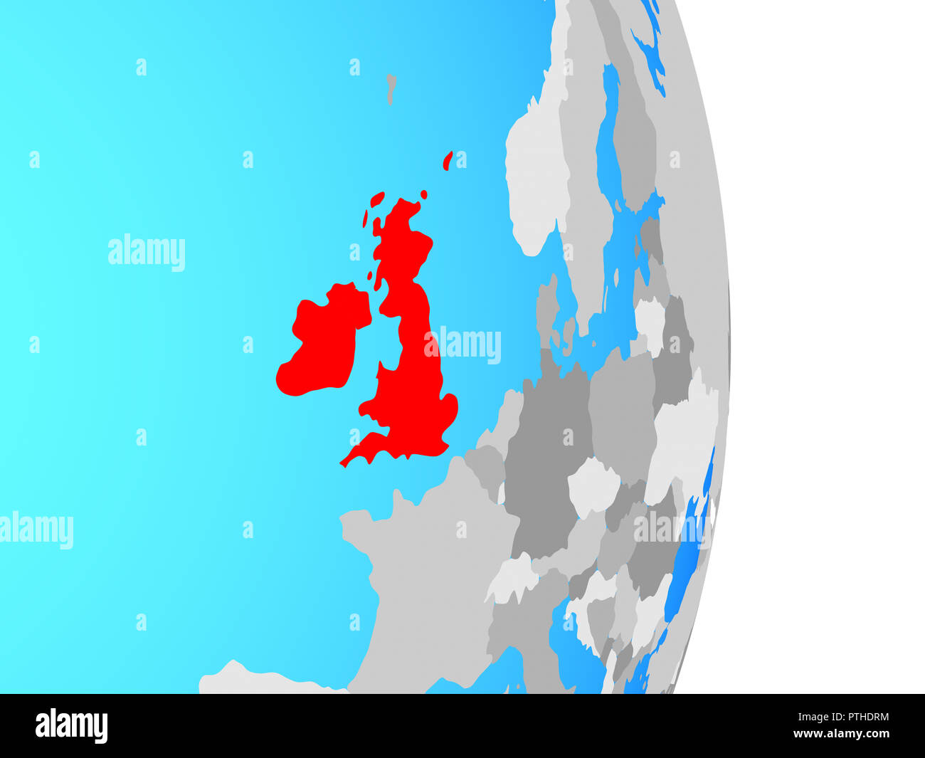 British isles map simple hi-res stock photography and images - Alamy