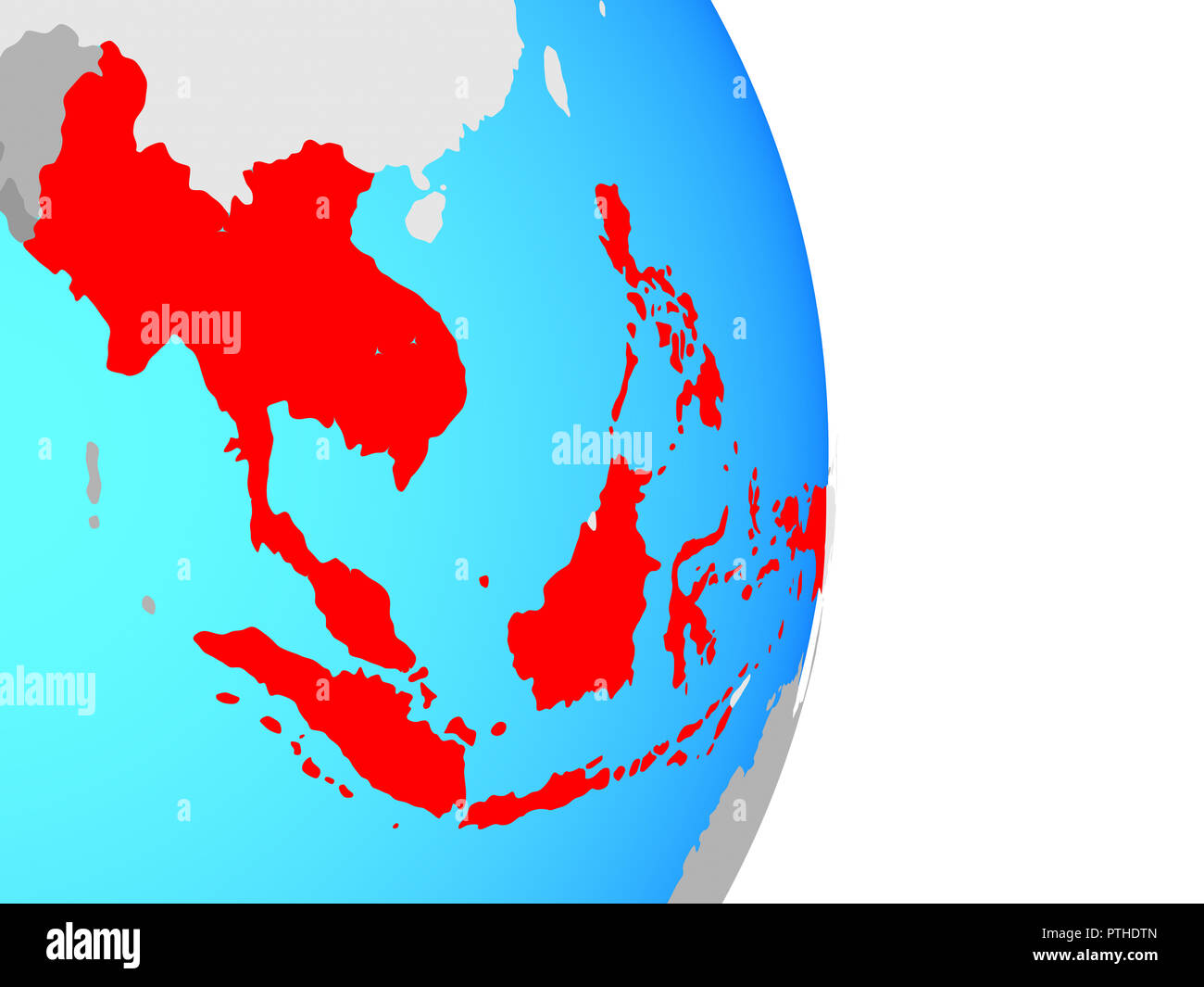 Asean countries map hi-res stock photography and images - Alamy