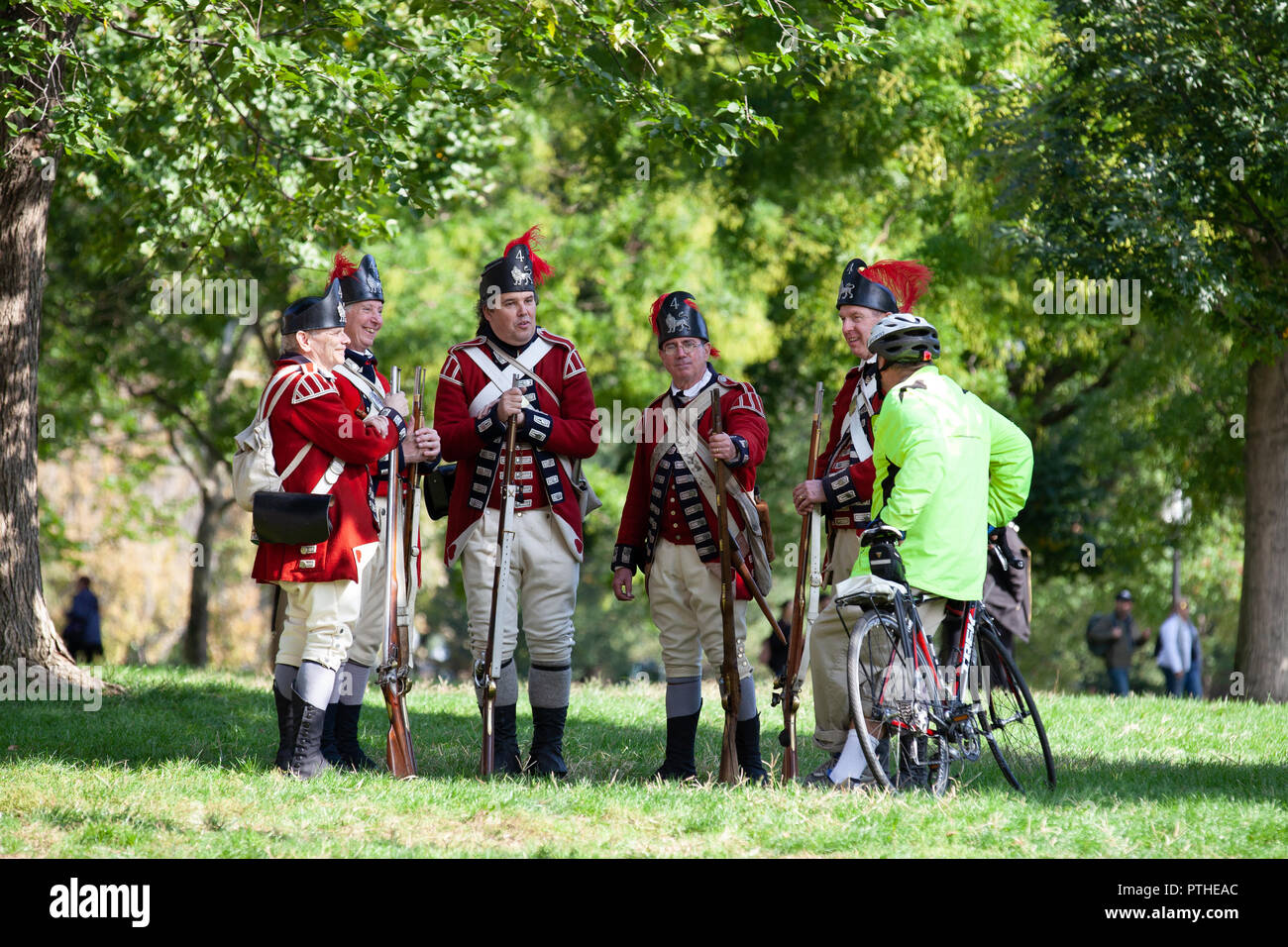 British army reenactment revolution hi-res stock photography and images ...