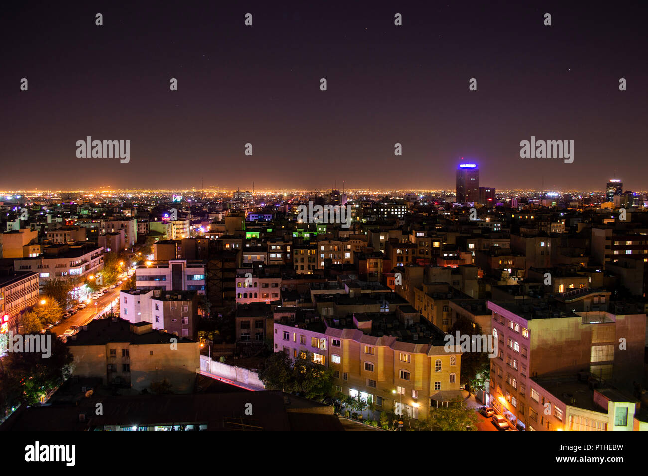 Tehran skyline and night hi-res stock photography and images - Alamy