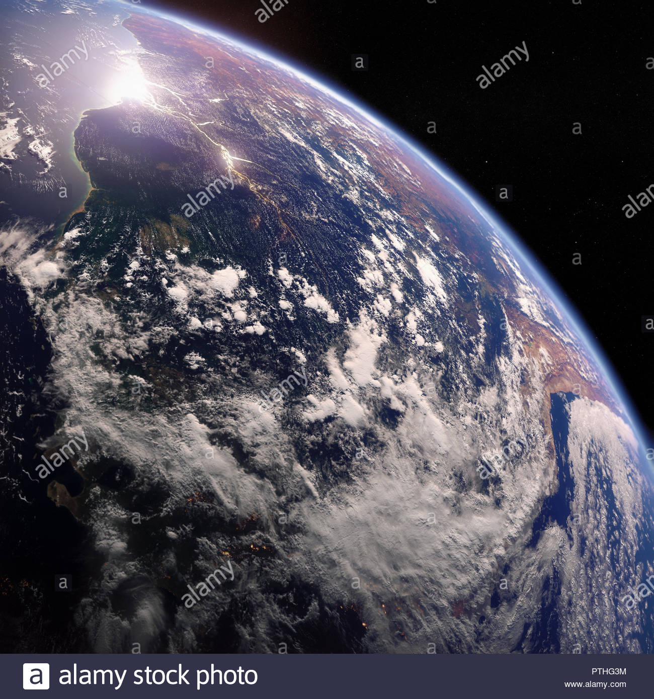 Satellite View Of River Stock Photos & Satellite View Of River Stock ...