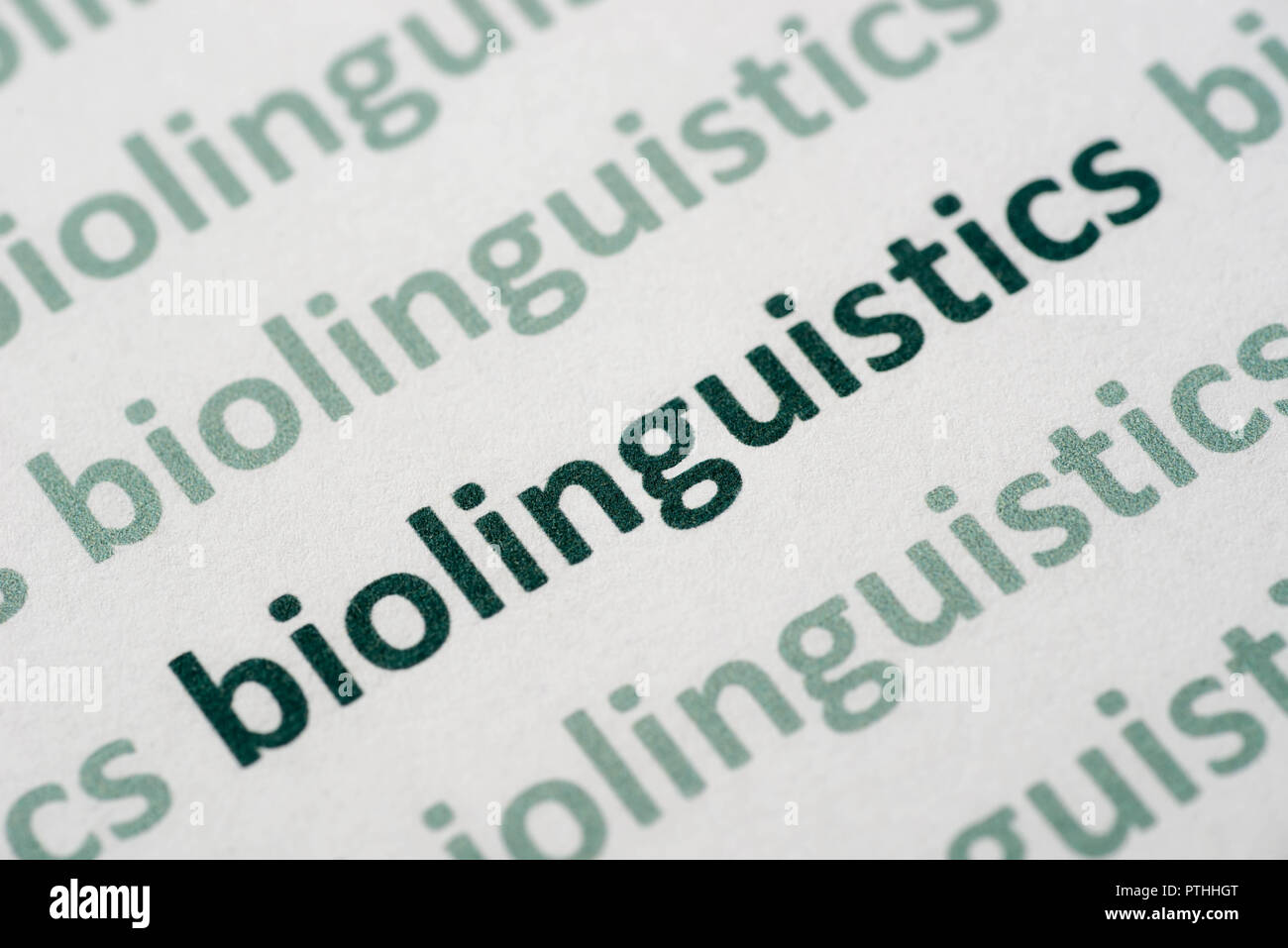 Biolinguistics hi-res stock photography and images - Alamy