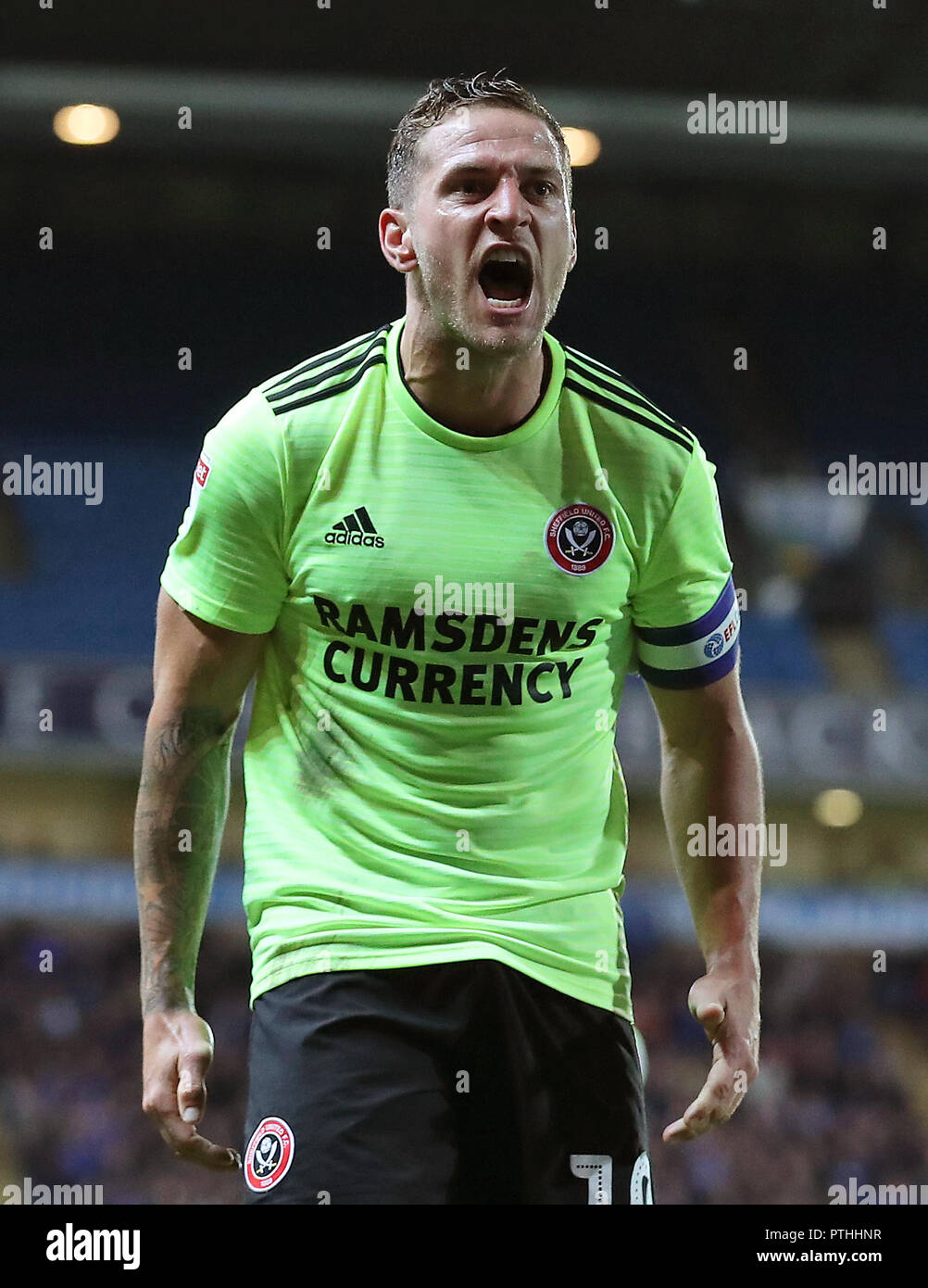 Sheffield United's Billy Sharp celebrates scoring his teams second goal ...