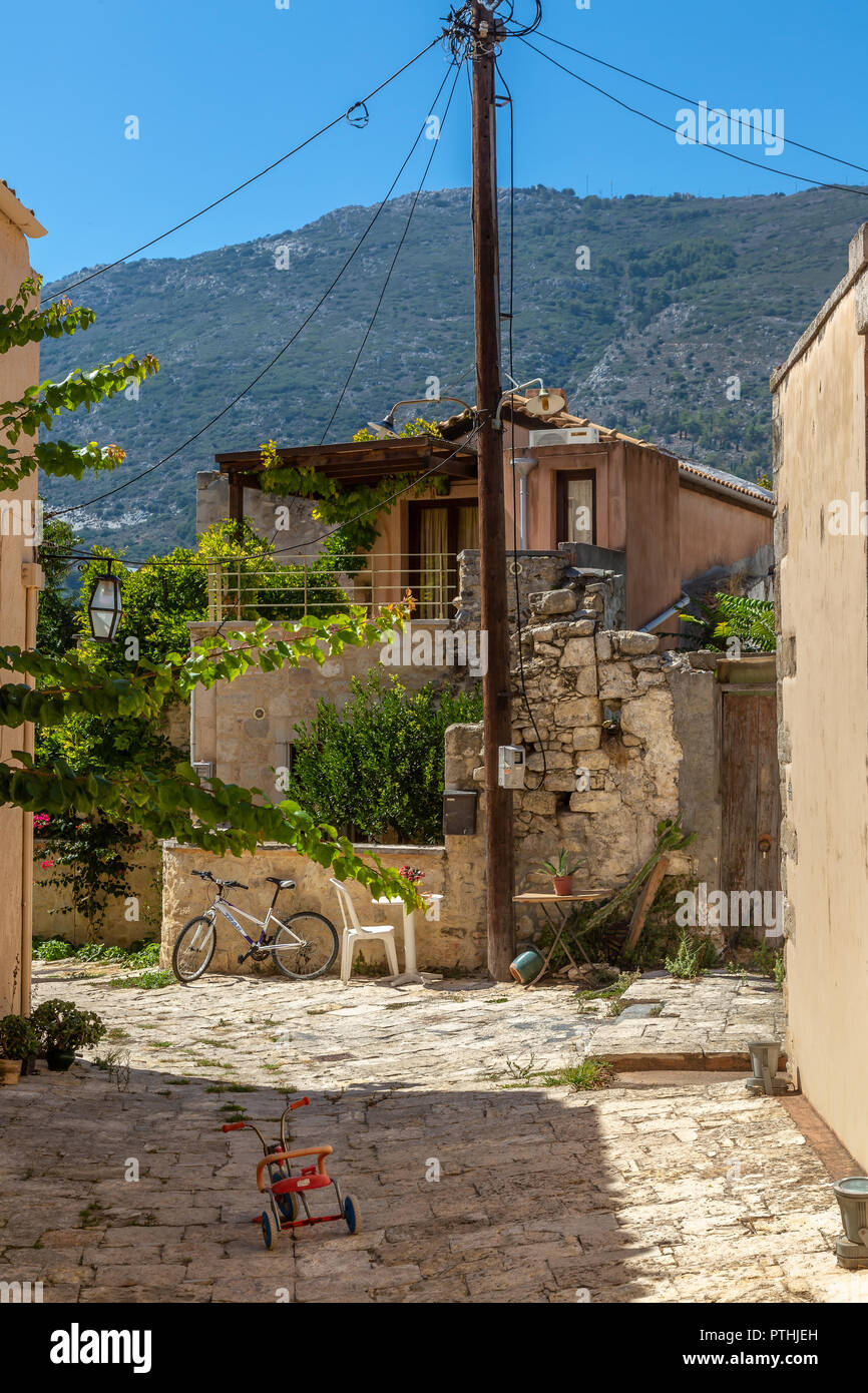In the aisles of the mountain town of Archanes on the island of Crete ...