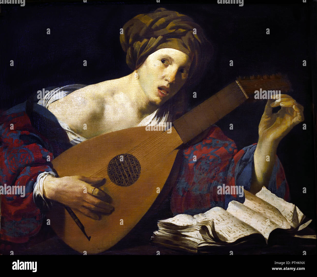 Medieval lute player hi-res stock photography and images - Alamy