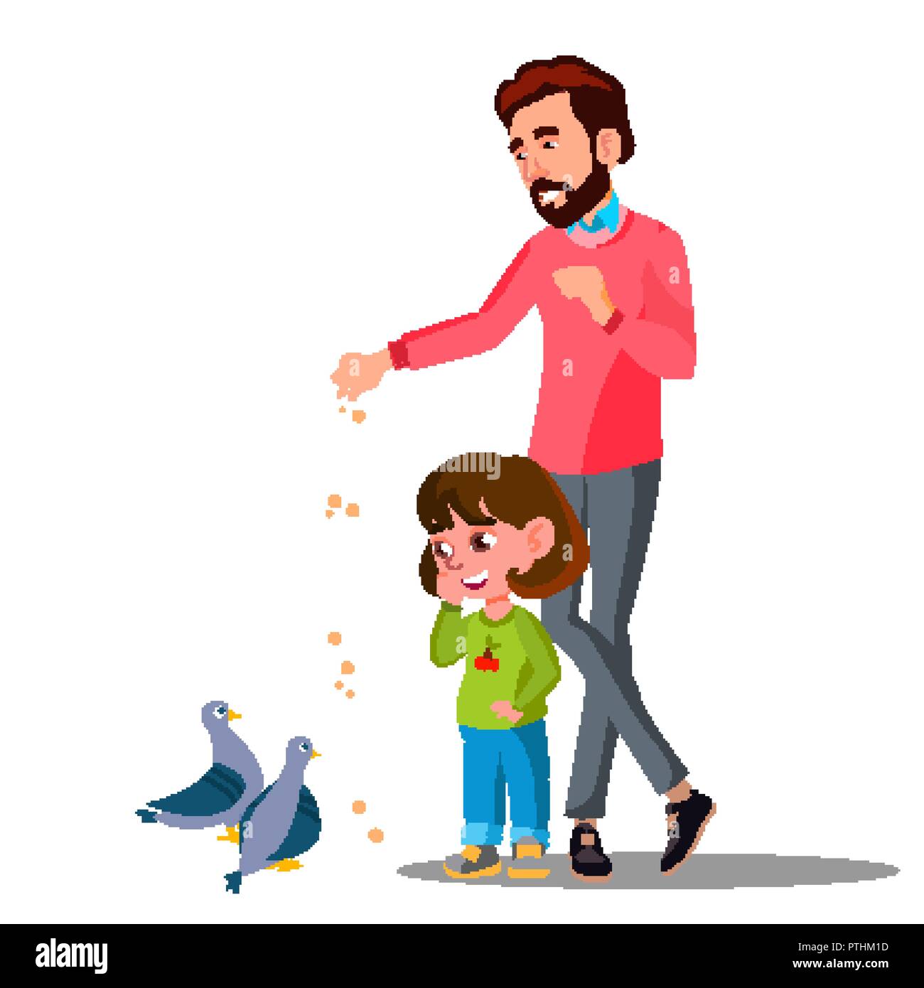 Cartoon illustration man feeding funny hi-res stock photography and ...
