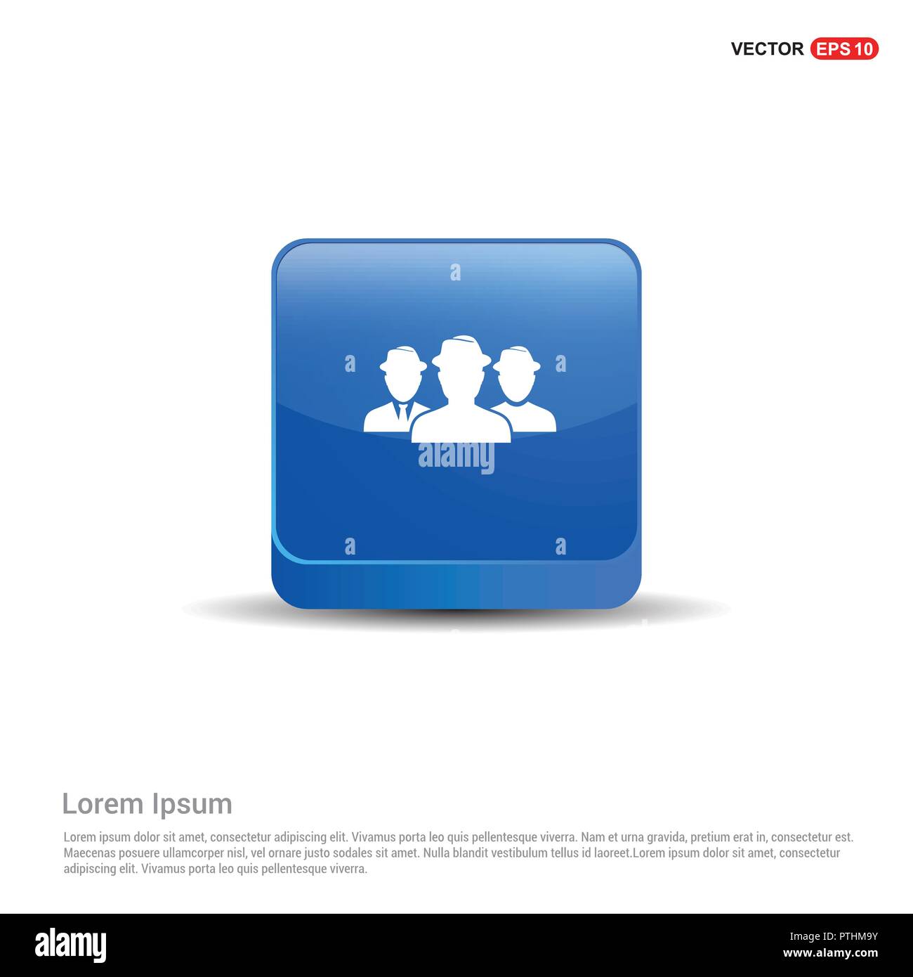 3d men network social blue people connection teamwork Cut Out Stock ...