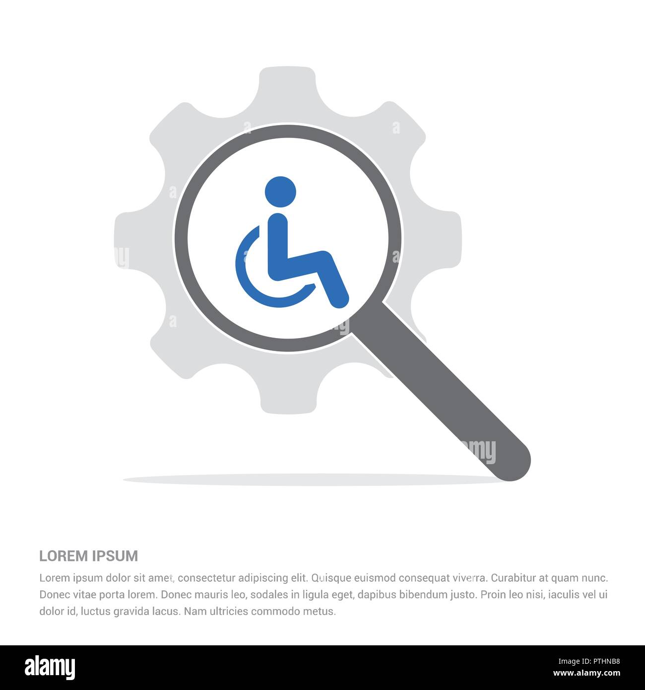 Disabled person icon - Free vector icon Stock Vector Image & Art - Alamy
